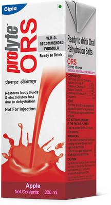 Cipla Prolyte ORS Ready to Drink Oral Rehydration Contains Electrolytes ...