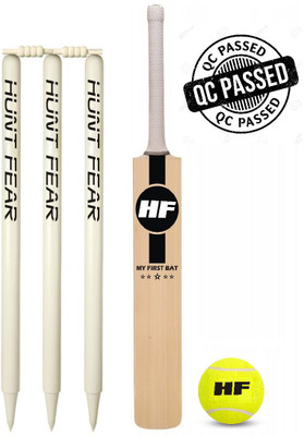 HF MY FIRST MINI Junior Bat Size 3 to 8 Years with 1Tennis Ball wicket ...