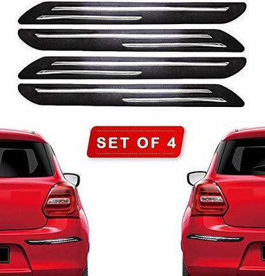 Max In Rubber Car Bumper Guard(Black, Pack of 4, Chevrolet, Daewoo ...