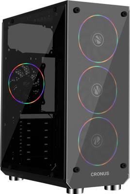 ZEBRONICS ZEB-877B-CRONUS Mid Tower Cabinet - Price History