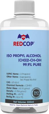 REDCOP Isopropyl Alcohol 99.9% Pure Rubbing Alcohol [(CH3)2-CH-OH] for ...