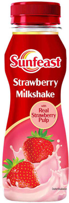 Sunfeast Strawberry Milkshake - Thick, Creamy Milkshake - PaisaWapas