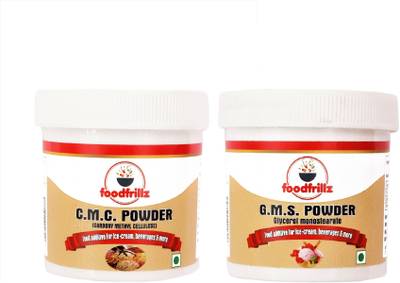 foodfrillz CMC & GMS Powder Combo Pack (40 g x 2) 80 g Glycerol ...