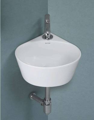 Solitaire FABULA WASH BASIN - FABULA - CORNER WALL HUNG BASIN | HAND ...
