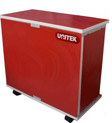 UNITEK Wooden Red Inverter Trolley Box Trolley for Inverter and Battery ...