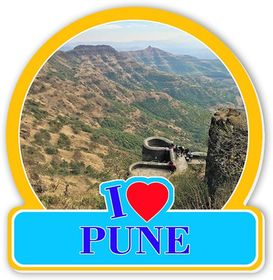 Regalocasila I Love Pune Hills Acrylic Fridge Magnet Pack of 1 ...
