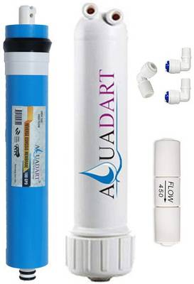 AquaDart 100 GPD Ro Membrane with Housing, Elbow and FR, High TDS ...