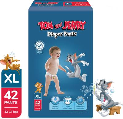 TOM & JERRY Diaper Pants with Wetness Indicator - XL - Price History