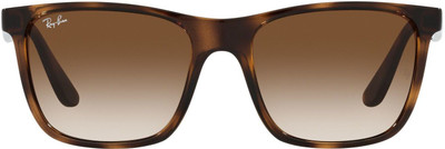 Ray-Ban Retro Square Sunglasses(For Men, Brown) Lowest Price in Online ...