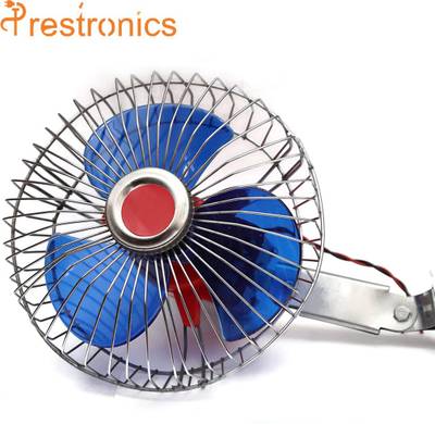 Prestronics 6 inches 12 Volt DC Oscillating automotive Fan Car Interior ...