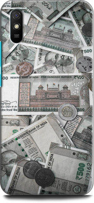 KEYCENT Back Cover for REDMI 9i MONEY, RUPEE, CASH, TEXTURE, ART ...