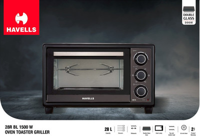 HAVELLS 28-Litre GHCOTCRK150 Oven Toaster Grill (OTG) Price in India ...