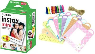 FUJIFILM Instax Mini Instax Mini 20 Sheet Pack with Photo Bunting ...