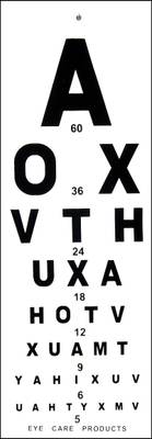ECP Eye Testing Chart "English" Vision Test Chart - Price History