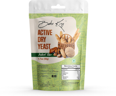 Bake King Grade A Quality 50gm- Active Instant Dry Yeast 50gm Yeast for ...