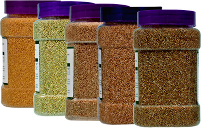 GOLDEN MILLETS Proso Millet 1kg Unpolished rice | 100% Natural Proso ...