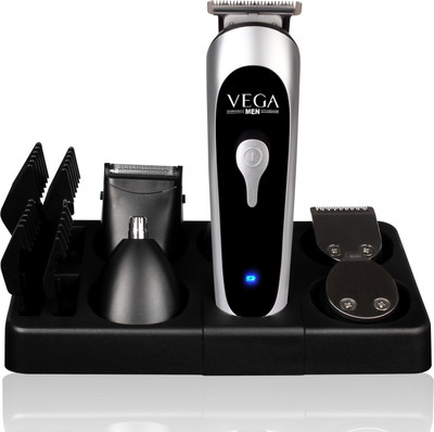 VEGA 10-in-1 EZY Multi-Grooming Set with Beard/Hair Trimmer, Nose ...