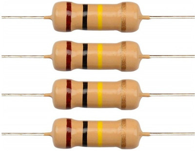 Zigshash 100K Resistor 1/4 Watt Pack of 100 pcs Fixed Resistor(100 kilo ...