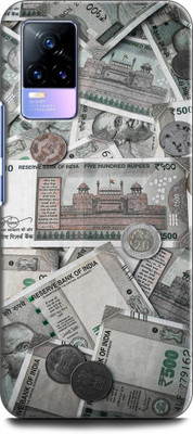 KEYCENT Back Cover for Vivo Y73, V2059 MONEY, RUPEE, CASH, TEXTURE, ART ...