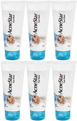 acnestar FACE WASH 100 GM (PACK OF 6*50) Face Wash - Price History