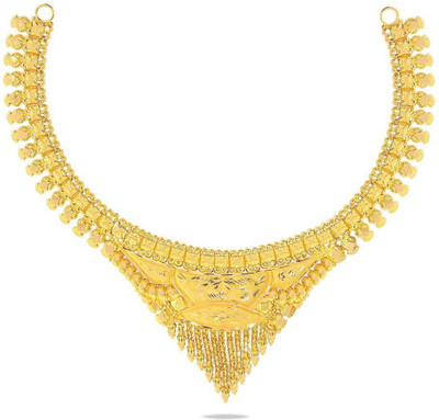 MALABAR GOLD & DIAMONDS 916 BIS Hallmark Traditional Shaka Pola Yellow ...