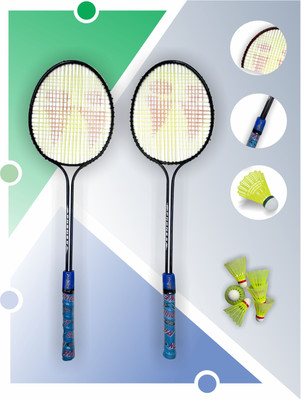 LINOX badminton set of 2 with 6 shuttle cock Badminton Kit - PaisaWapas