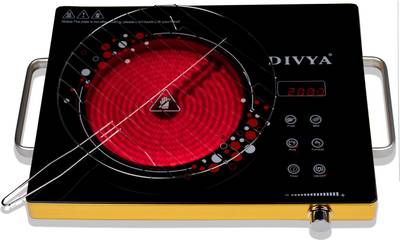 Divya DP-55 Radiant Cooktop (Black, Jog Dial, Touch Panel) - Price History