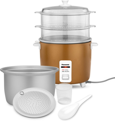 Panasonic SR-WA22H(SS) Electric Rice Cooker with Steaming Feature Price ...
