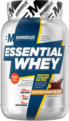 BIGMUSCLES NUTRITION Essential | 24g Protein with Digestive Enzymes ...
