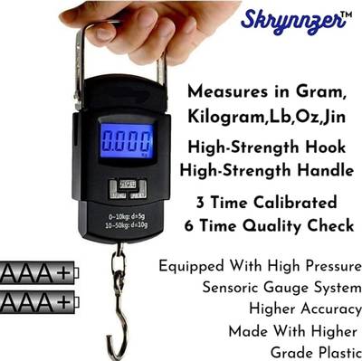 skrynnzer 50kg Luggage Scale, cylinder Weight Machine,Hook scale 50kg ...