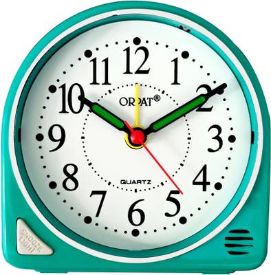 ORPAT Analog Green Table Alarm Clock - Price History