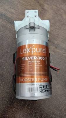 Lexpure PUMP SILVER 100 BOOSTER PUMP Tap Mount Water Filter - Price History