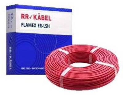 RR KABEL FR-LSH PVC 1 sq/mm Red 90 m Wire - Price History