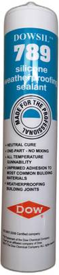 DOWSIL 789 Silicone Weatherproofing Sealant Cartridge, 300ml Aquarium ...
