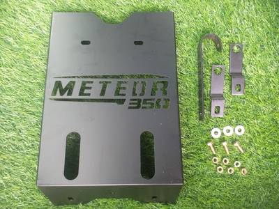 Znee Smart Meteor Engine Plate Black For Royal Enfield Meteor , Meteor ...