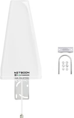 Netboon 14dBi LPDA External Antenna for 4G LTE Wi-Fi Routers Modems GSM ...