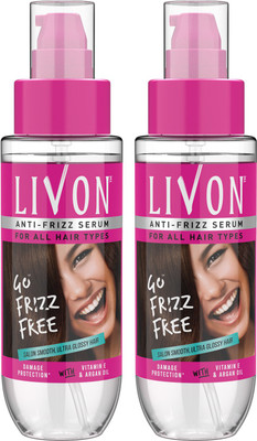 LIVON Hair Serum for Women & Men, All Hair Types for Smooth, Frizz free ...