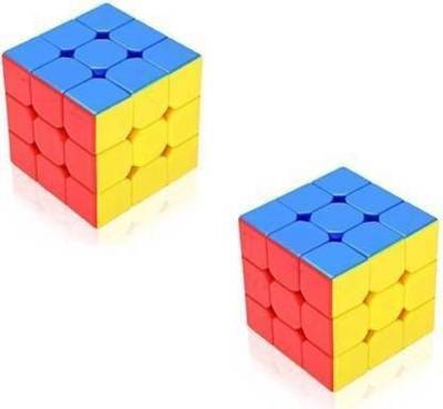 Palmate 3x3 High Speed Cube for Kids Stickerless Rubiks - Pack of ...