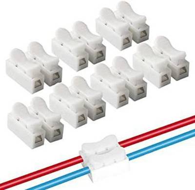SK Electronics 100 Pcs Push Wire Joint Connector, No Soldering, No ...