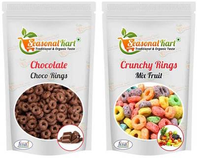 Seasonal Kart Combo Pack of Breakfast Cereal, Choco Rings & Fruit Rings ...