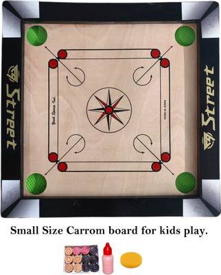 NIMBOLIYA Carrom Board Small Size Gift Pack For Kids 45 cm Carrom Board ...