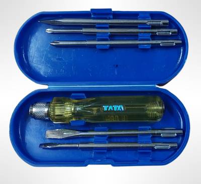 TATA AGRICO SCREWDRIVER SET- 5 IN 1(SDK003) Combination Screwdriver Set ...