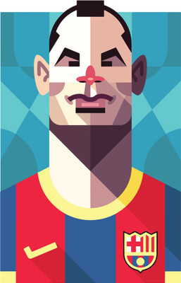 55% OFF on Andres Iniesta Poster Paper Print(18 inch X 12 inch, Rolled ...