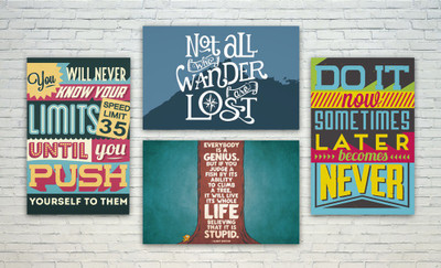 75% OFF on Motivational Poster Set Paper Print(18 inch X 12 inch ...