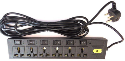 Buy Citra power strip 6plus6 6 Socket Extension Boards(Black) on ...