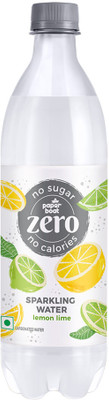 Paper boat Zero Lemon Lime Flavoured Sparkling Water PET Bottle(600 ml ...
