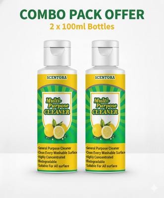 SCENTORA Lemon Multi-Purpose Cleaner - Effective on Tiles, Countertops ...