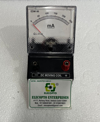 Elecopto 0-250 Square MilliAmpere Meter DC Ammeter Lowest Price in ...