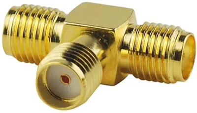 NBR SMA Female to Dual SMA Female Adapter T Type 3 Way . Wired USB Lan ...