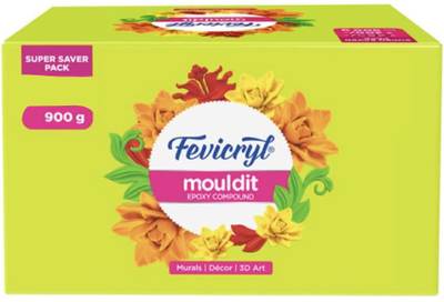 Pidilite Fevicryl Mouldit Epoxy Comound Clay 900 gm Art Clay - Price ...